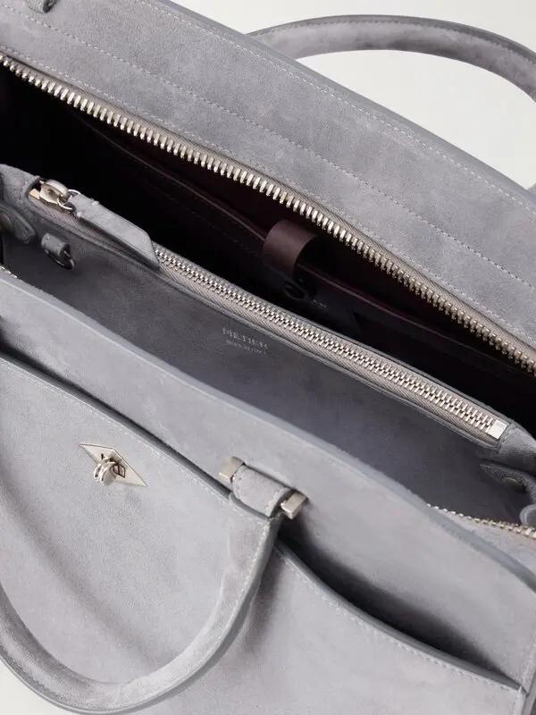 METIER Private Eye Suede Shoulder Bag - Gray