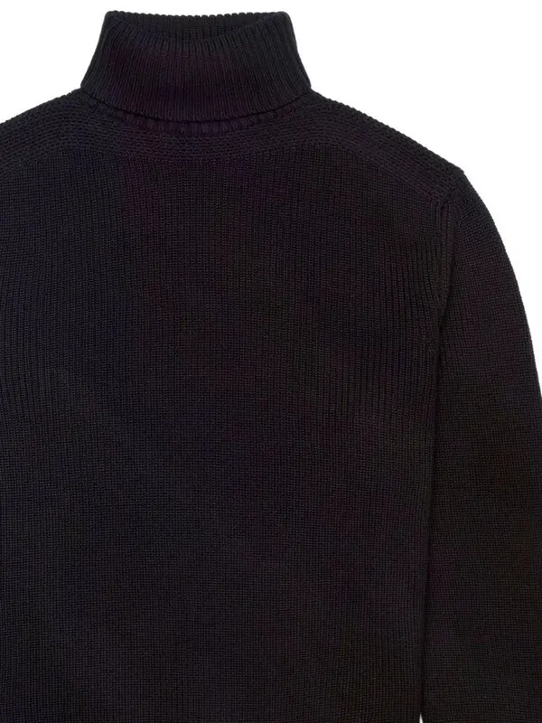 SEBAGO High-neck Ribbed Sweater