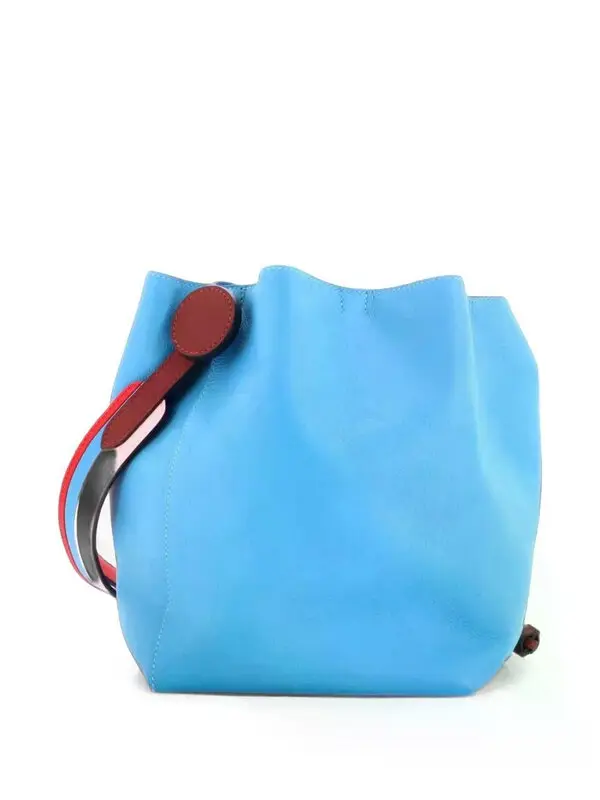 Hermès Licol Bag Evercolor 17 Bucket Bag - Blue