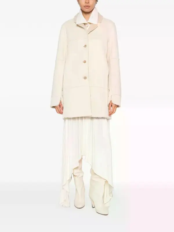Source Unknown Odera Reversible Shearling Coat