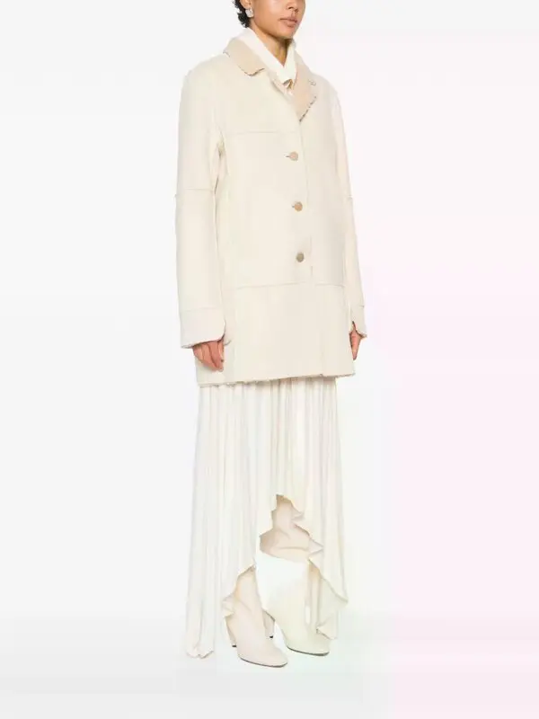 Source Unknown Odera Reversible Shearling Coat