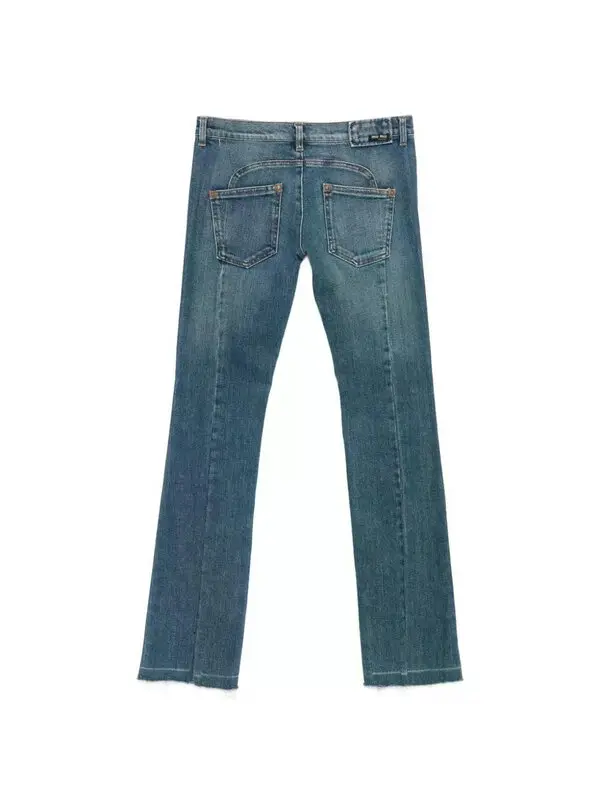 Miu Miu Raw-hem Denim Trousers