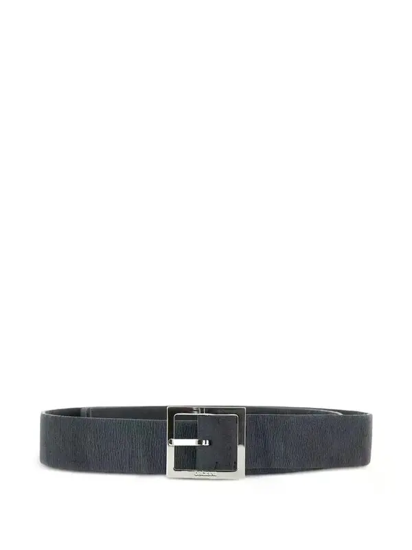 Orciani Frosted Leather Belt - Blue