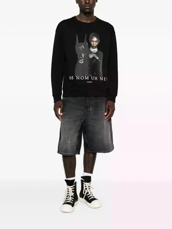 IH NOM UH NIT Family Graphic Print Logo Print Sweatshirt