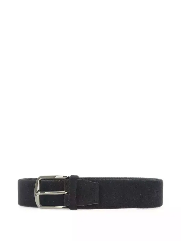 ALBERTO LUTI Buckle-fastening Suede Belt