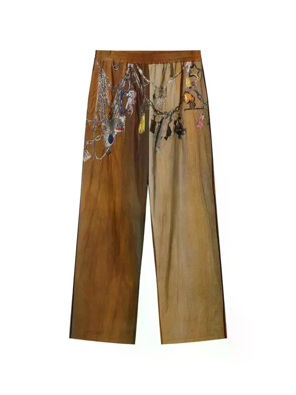 DOUBLET Embroidered Distressed Trousers