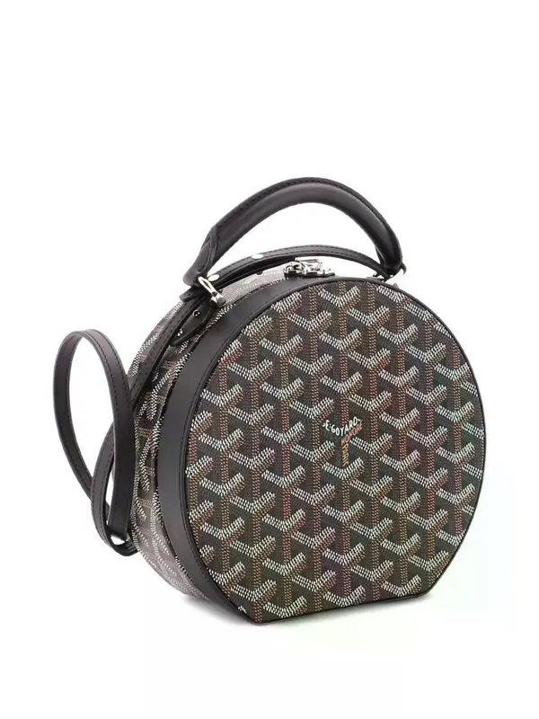 Goyard Alto Hatbox Bag Coated Canvas Satchel