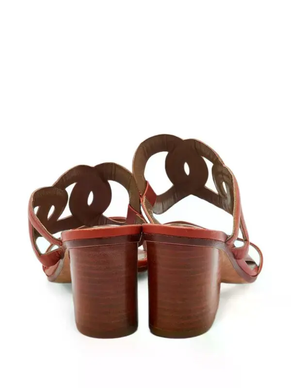 Hermès Leather Chaine D'ancre Lipari 70 Sandals