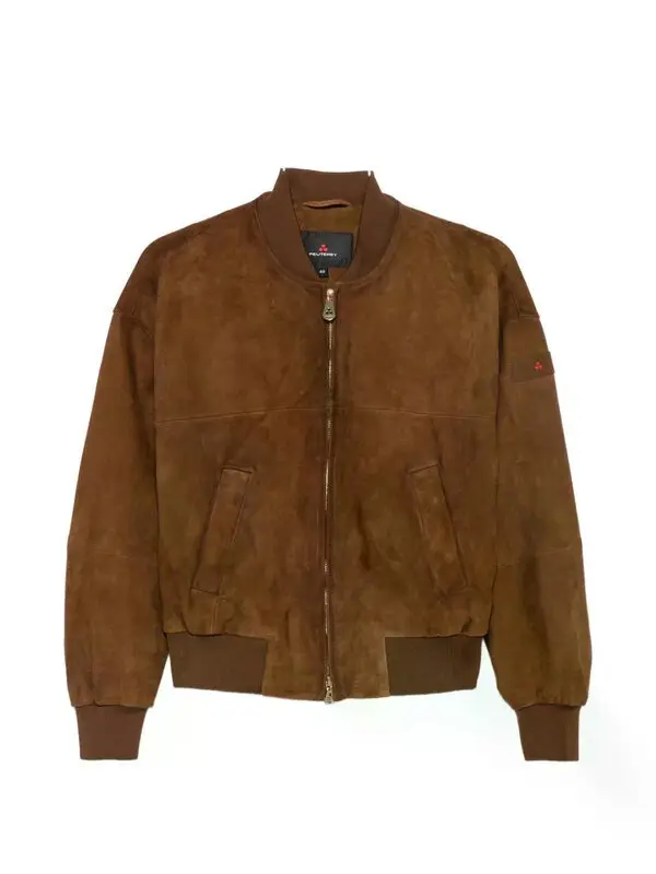 Peuterey Suede Bomber Jacket