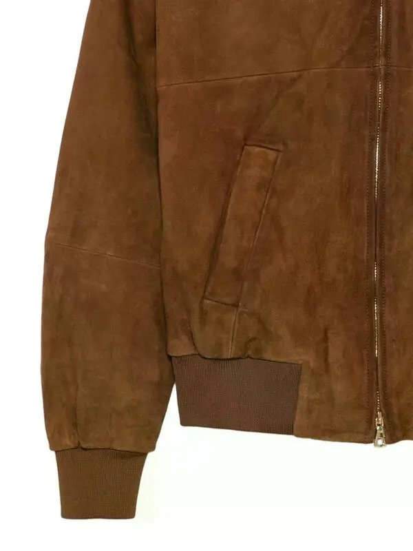 Peuterey Suede Bomber Jacket