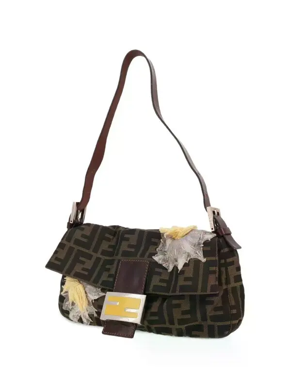 Fendi Baguette Logo-print Handbag