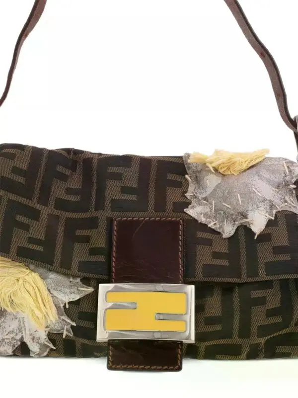 Fendi Baguette Logo-print Handbag