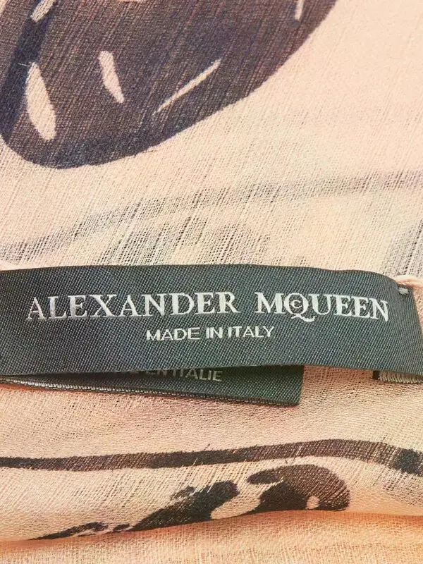Alexander McQueen Skull Print Square Scarf