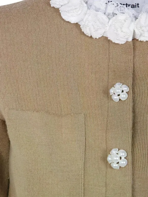 SELF-PORTRAIT Embellished Knit Cardigan