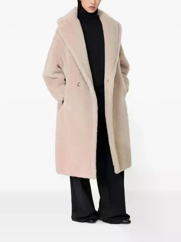 Max Mara Tedgirl Double-breasted Coat - Neutrals