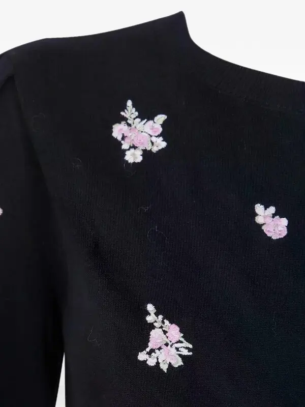 TWINSET Wool-blend Jumper With Floral Embroidery