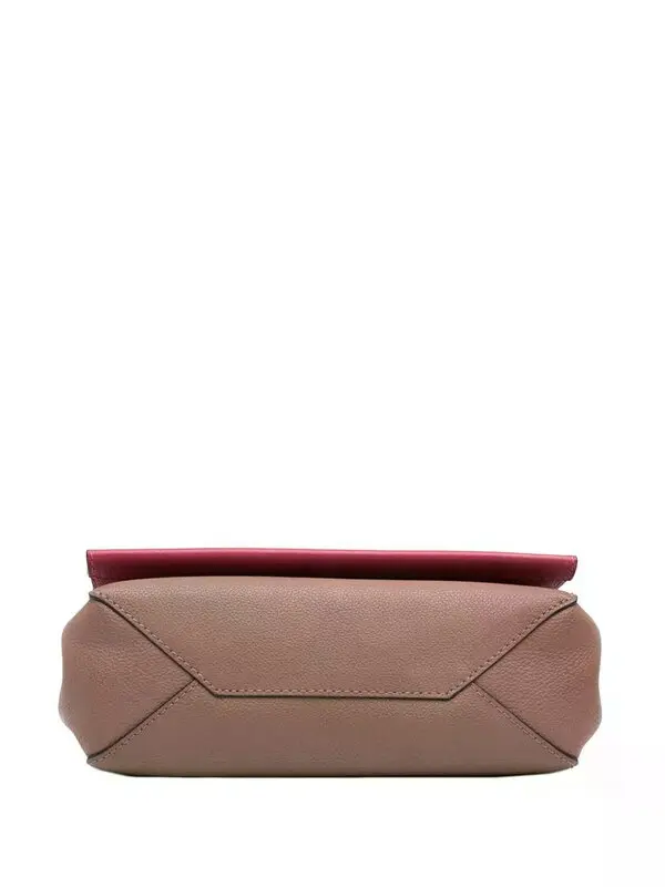LOUIS VUITTON 2021-2026 Bicolor Leather Lockme Ii Bb Satchel