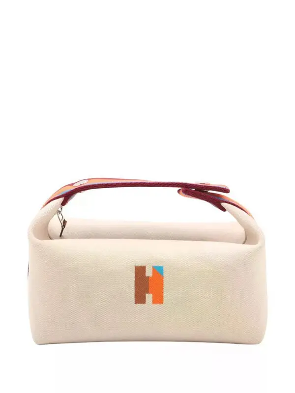 Hermès 2020-2026 Small Toile Bride A Brac H Pavillon Case Vanity Bag