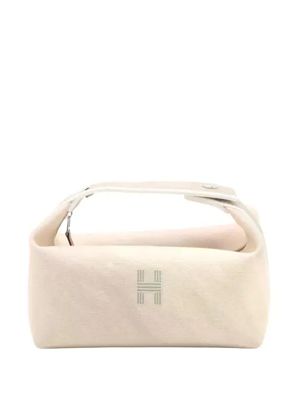Hermès 2010-2026 Small Toile Bride A Brac Case Vanity Bag