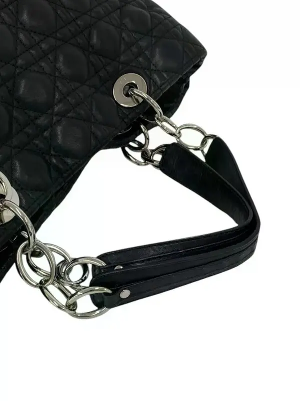 Dior 2000-2015 Cannage Soft Shopper Tote Bag