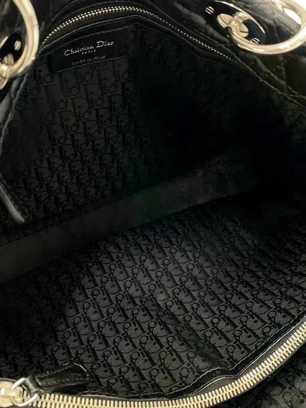 Dior 2000-2015 Cannage Soft Shopper Tote Bag
