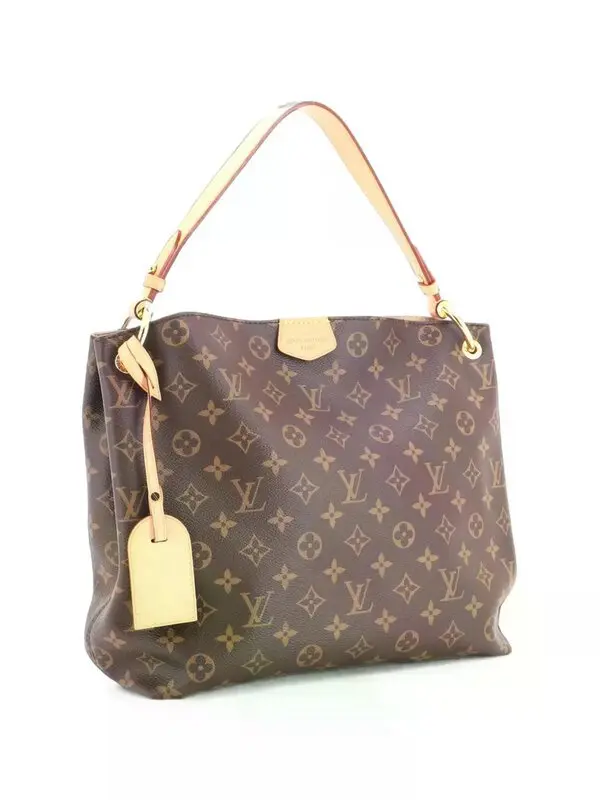 LOUIS VUITTON Graceful Handbag Monogram Canvas Pm Hobo Bag