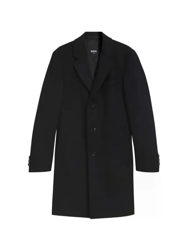 BOSS Slim-fit Formal Coat In Wool With Cashmere
