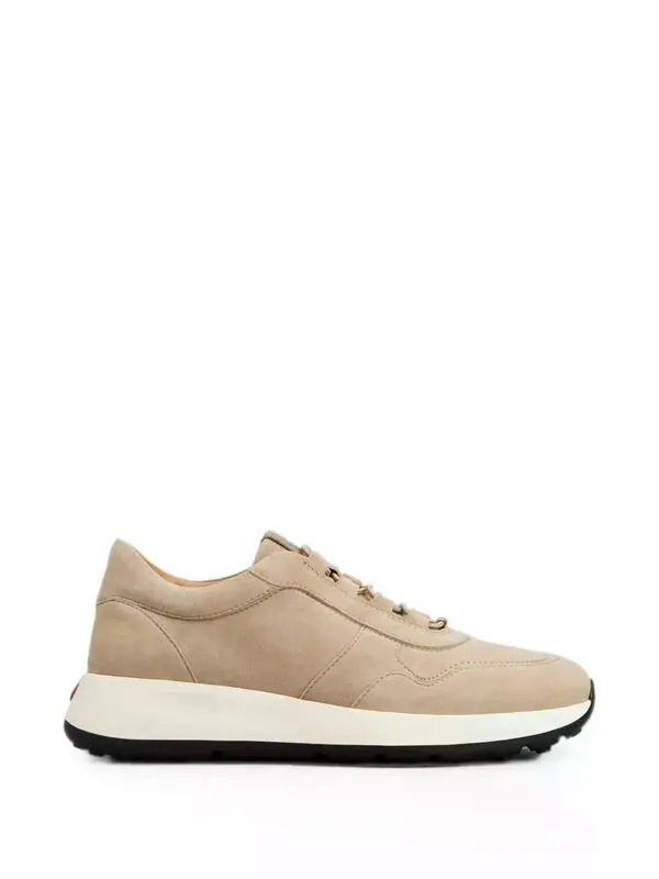TOD'S Red Dot Sneakers In Suede - Neutrals