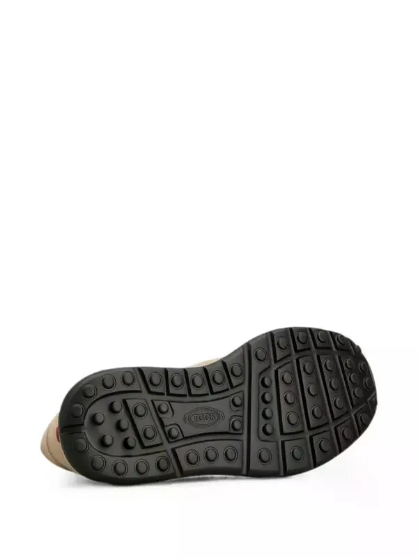 TOD'S Red Dot Sneakers In Suede