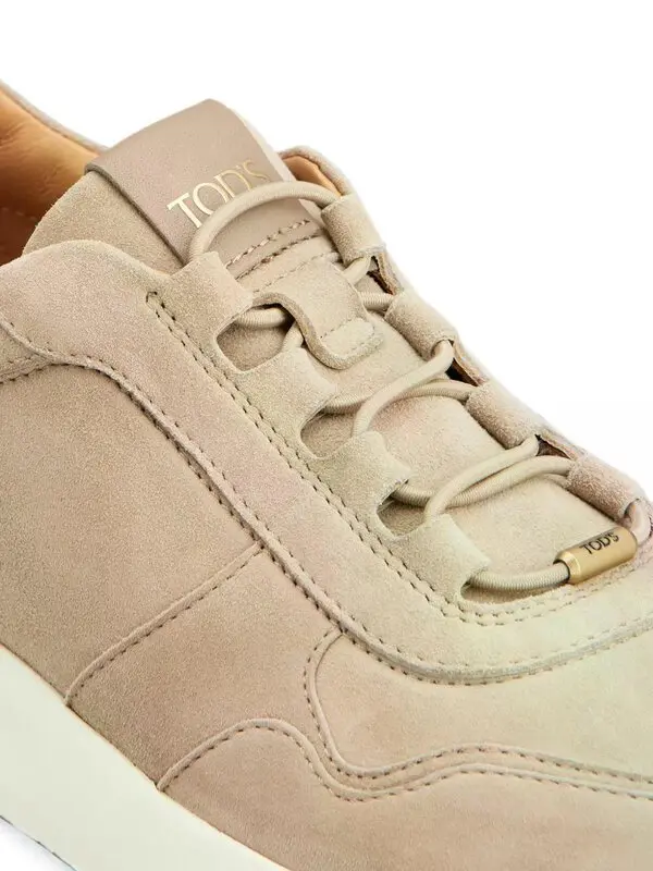 TOD'S Red Dot Sneakers In Suede