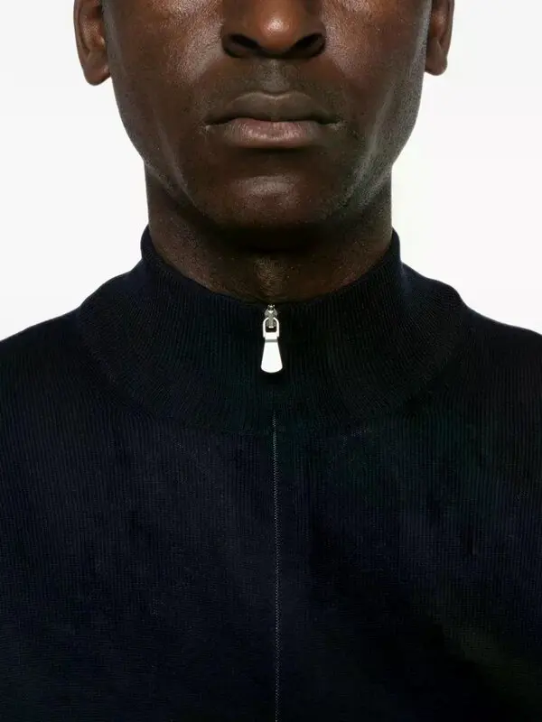 GRAN SASSO Zip-up High-neck Jacket