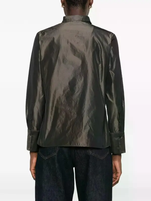 ROSSO 35 Bow-detail Long-sleeve Shirt