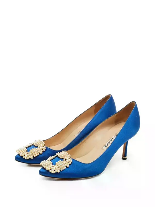 Manolo Blahnik Hangisi Pointed-toe Pumps
