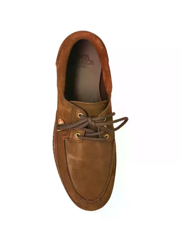 Casablanca Hideki Suede Lace-up Shoes