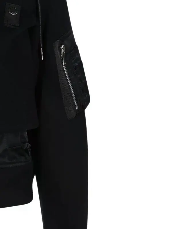 Sacai Layered-panel Hooded Jacket