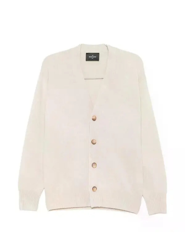 GRAN SASSO Button-up V-neck Cardigan