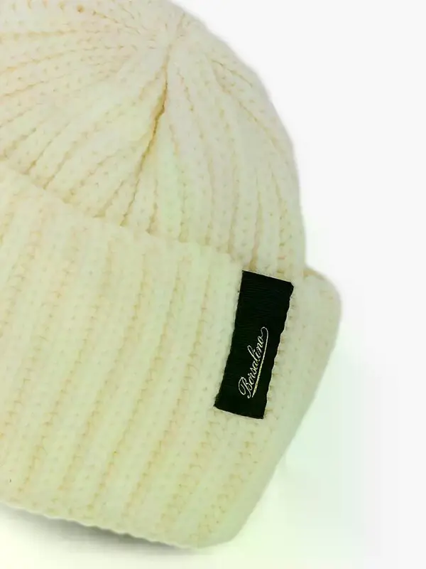Borsalino Ribbed-knit Beanie Hat