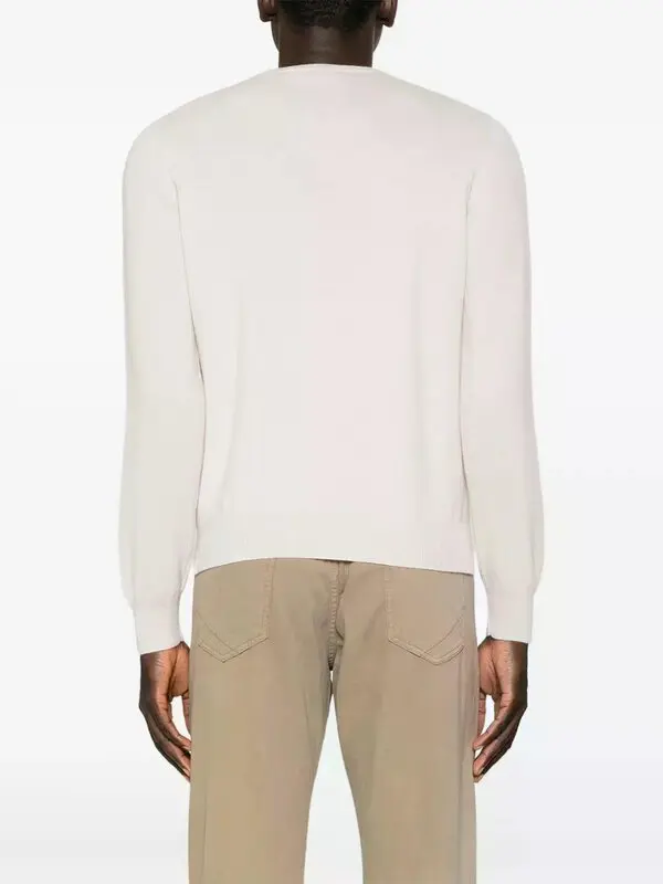 GRAN SASSO Crew-neck Long-sleeve Sweater