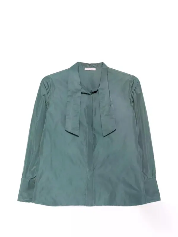 ROSSO 35 Long-sleeve Pussy-bow Shirt