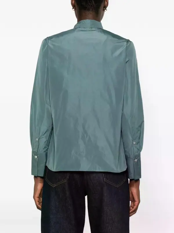 ROSSO 35 Long-sleeve Pussy-bow Shirt