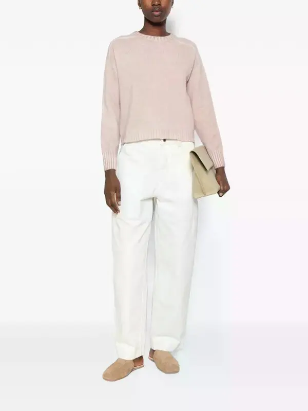 AROVESCIO Crew-neck Sweater - Pink