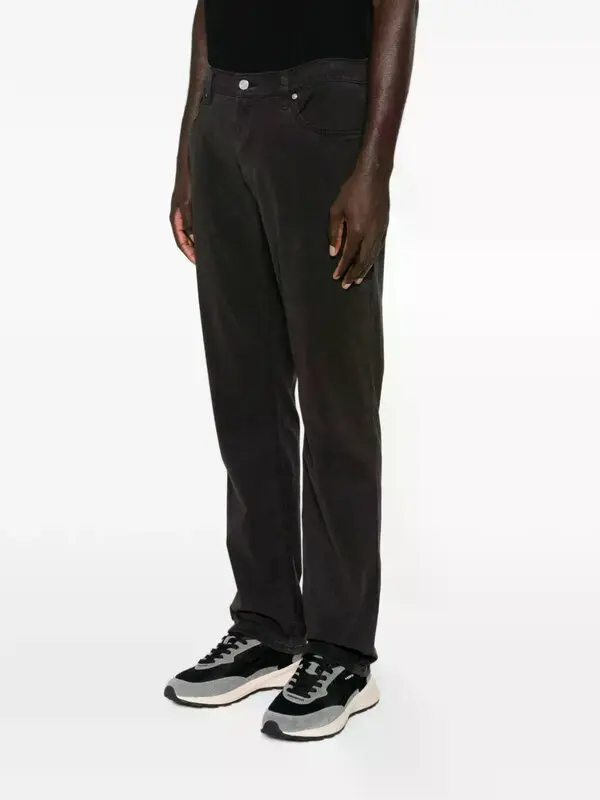 FRAME Modern Straight Brushed Twill Wide-leg Jeans