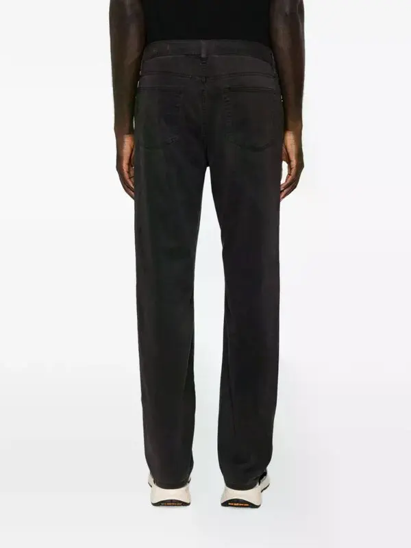 FRAME Modern Straight Brushed Twill Wide-leg Jeans