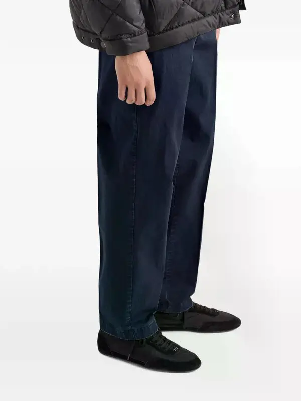 Prada Garment-dyed Cotton Pants