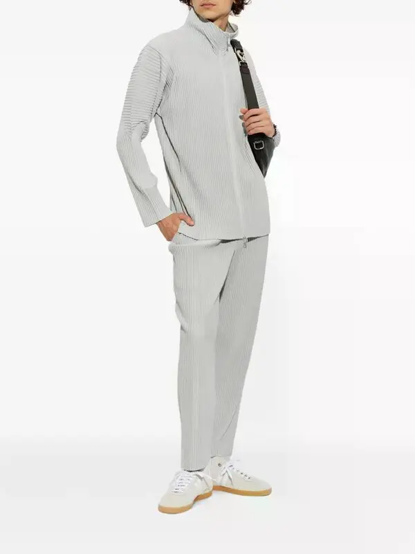 Issey Miyake Pleated Jacket - Grey