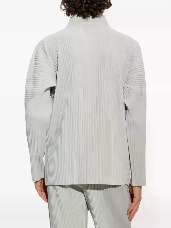 Issey Miyake Pleated Jacket - Grey