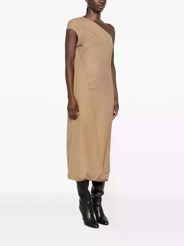 Source Unknown Hasta Asymmetric Maxi Dress