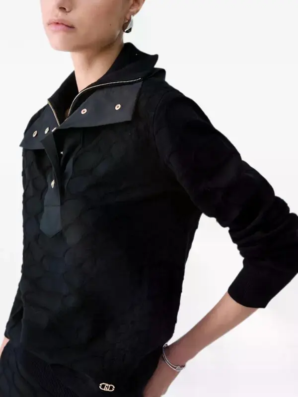 Liu Jo Crocodile-jacquard Sweater