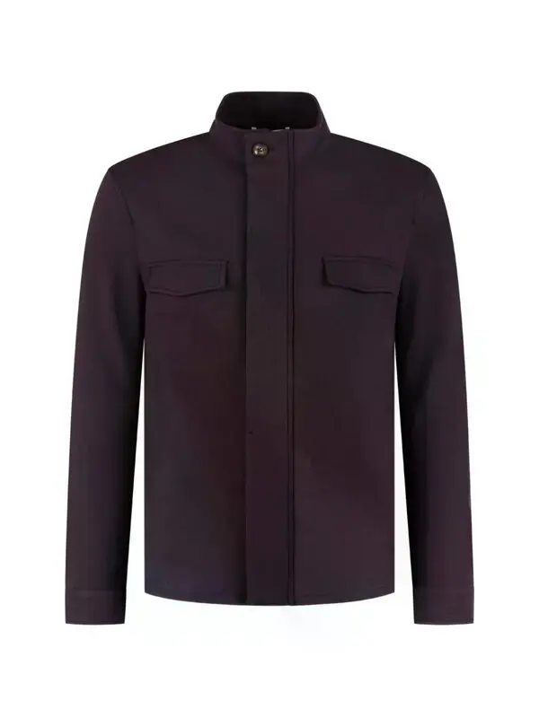 Marco Pescarolo High-neck Chest-flap Jacket