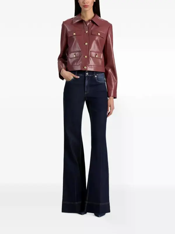 Alice + Olivia Colla Boxy Jacket